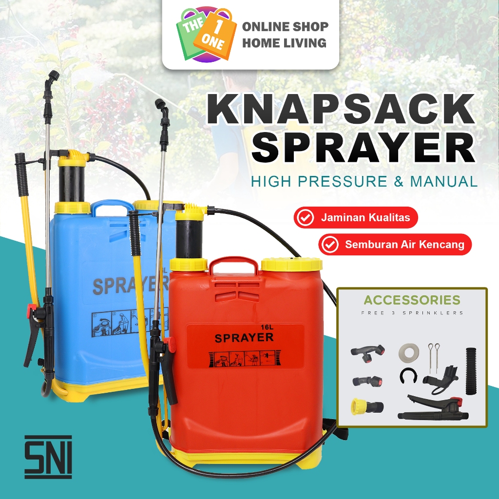 Jual Knapsack Sprayer 16Liter Manual Semprotan Hama Semprotan Tanaman ...