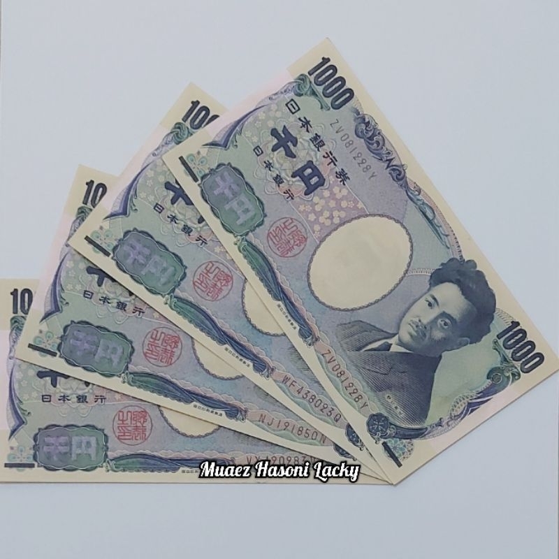 Jual Koleksi Satu Set Paket Lengkap Yen Jepang Pecahan 1000 Dan 5000 Yen Original | Shopee Indonesia