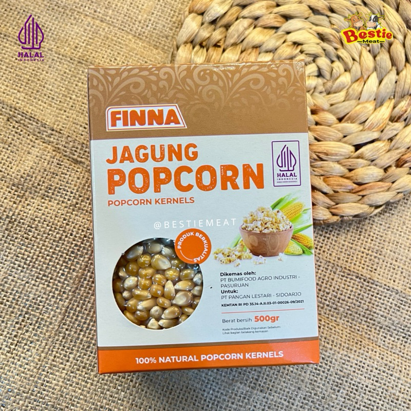 Jual Finna Jagung Popcorn - Jagung Popcorn 500g | Shopee Indonesia