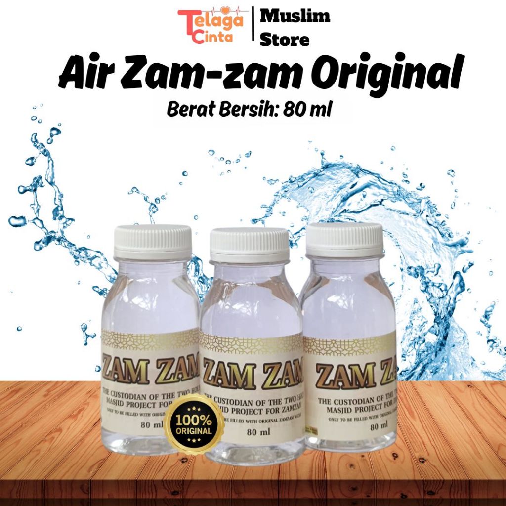 Jual [ DIJAMIN ORIGINAL ] Air Zam Zam Air zamzam Asli, Zamzam Water ...