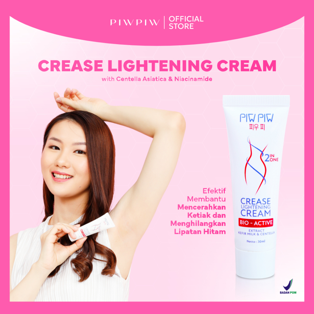 Jual PIW PIW Crease Lightening Cream | Krim Pencerah | Dark Spot Solution | Lightening Cream ...