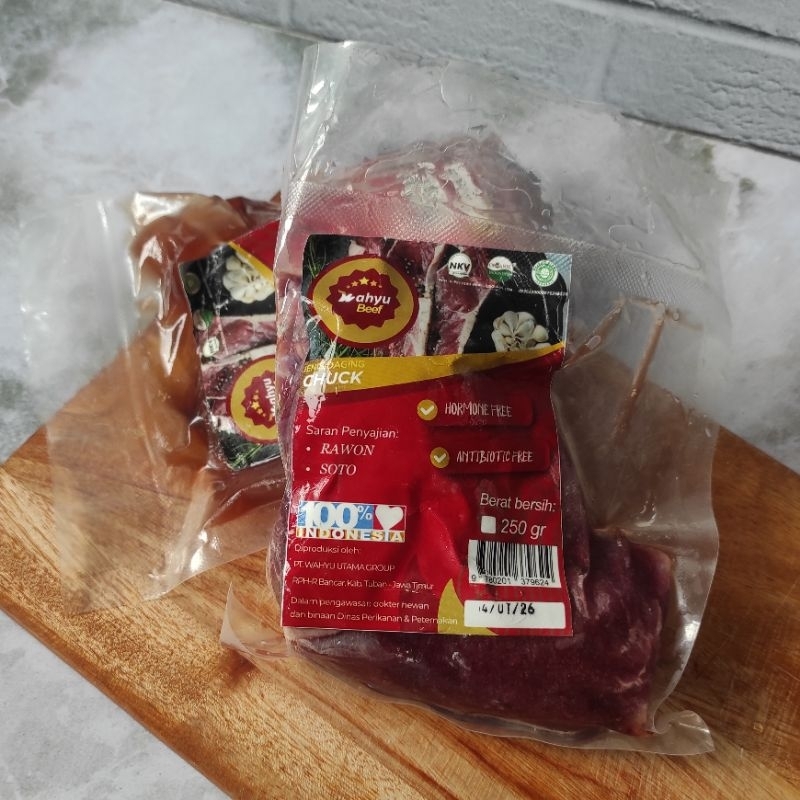 Jual Daging Sapi Chuck / Daging Leher - Grass Fed / Organik / Sapi ...