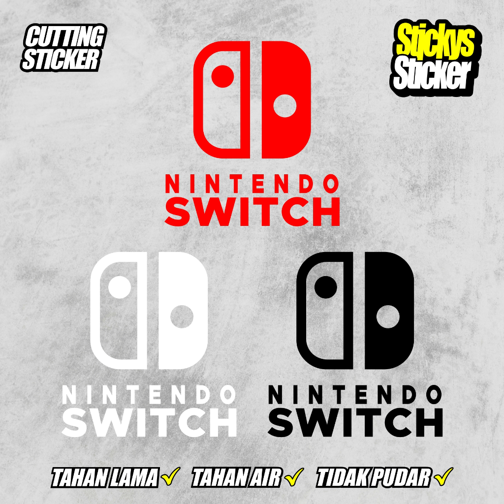 Jual Sticker NINTENDO cutting sticker NINTENDO 7 pilihan warna dan ...