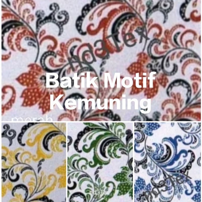 Jual Kain Batik Seragam Sekolah Motif Kemuning / Kain Batik Seragam ...