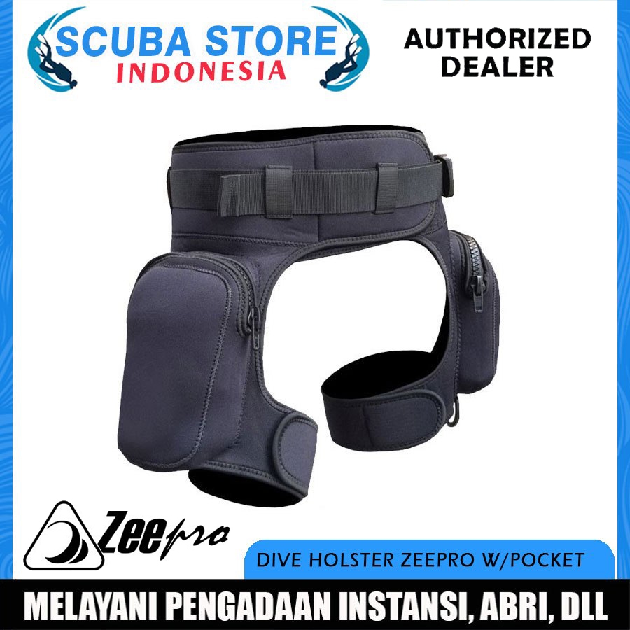 Jual Semi Short Pants Zeepro Pocket Dive Holster Neoprene 3mm Celana ...