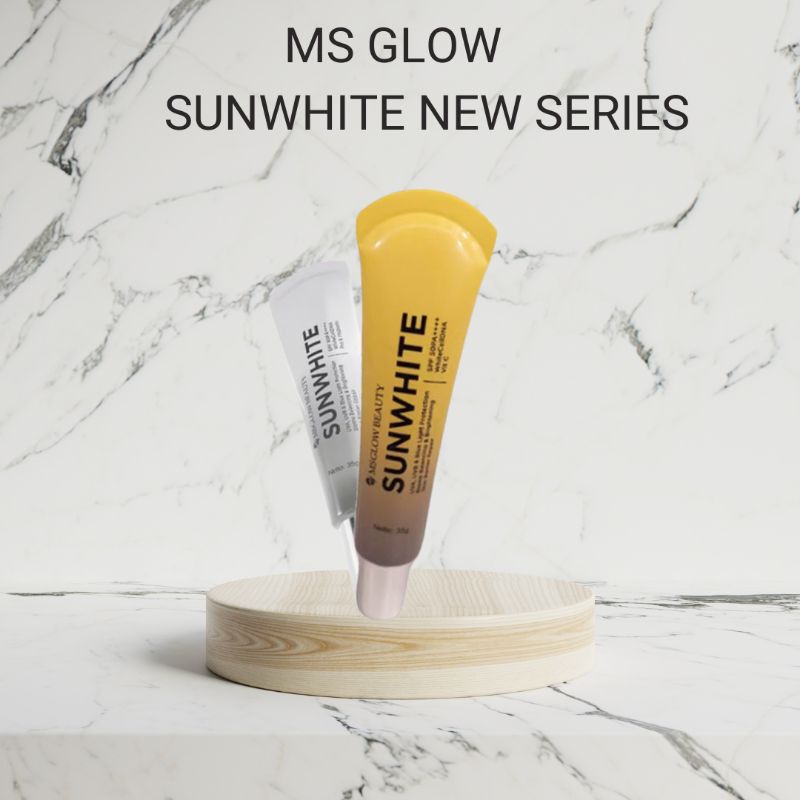 Jual MS GLOW - NEW SUNWHITE SERIES SUNSCREEN DAILY BRIGHTENING/ULTIMATE ...