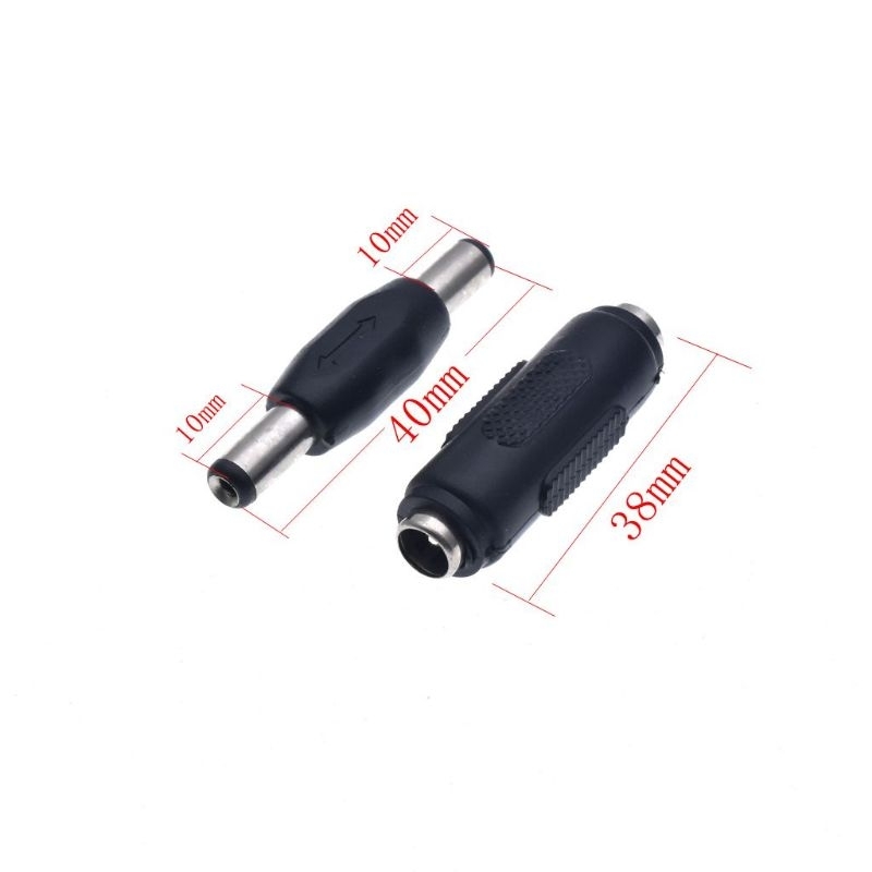 Jual Jack DC Gender 5.5x2.1mm Colokan Power DC Male Female | Shopee ...