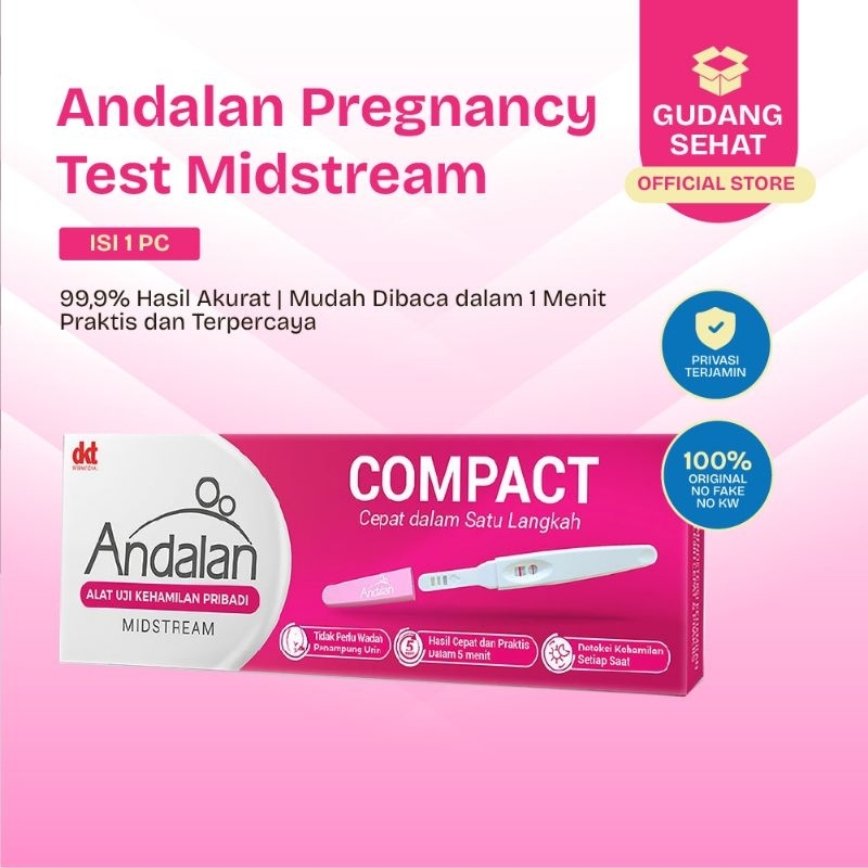 Jual Andalan Pregnancy Test Midstream - Alat Tes Kehamilan Pribadi ...
