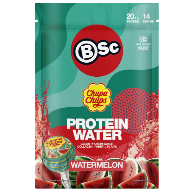 Jual BSC Chupa Chups Protein Water Watermelon 350g | Shopee Indonesia