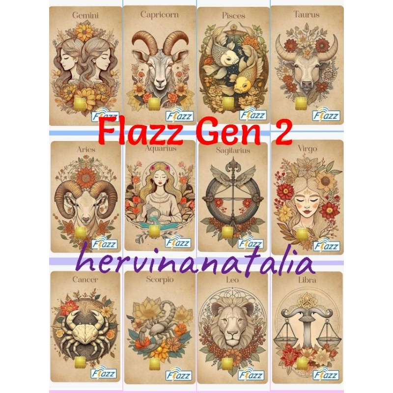 Jual Flazz Generasi 2 / Gen 2 Limited Edition 12 Zodiac/ Zodiak ...