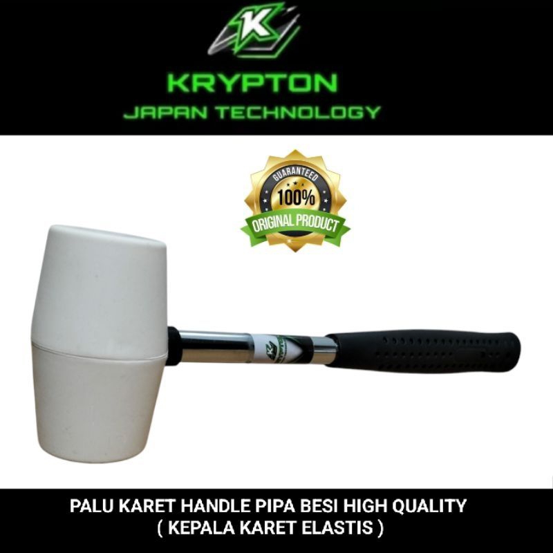 Jual KRYPTON PALU KARET PUTIH HANDLE PIPA BESI Heavy Duty | Shopee ...