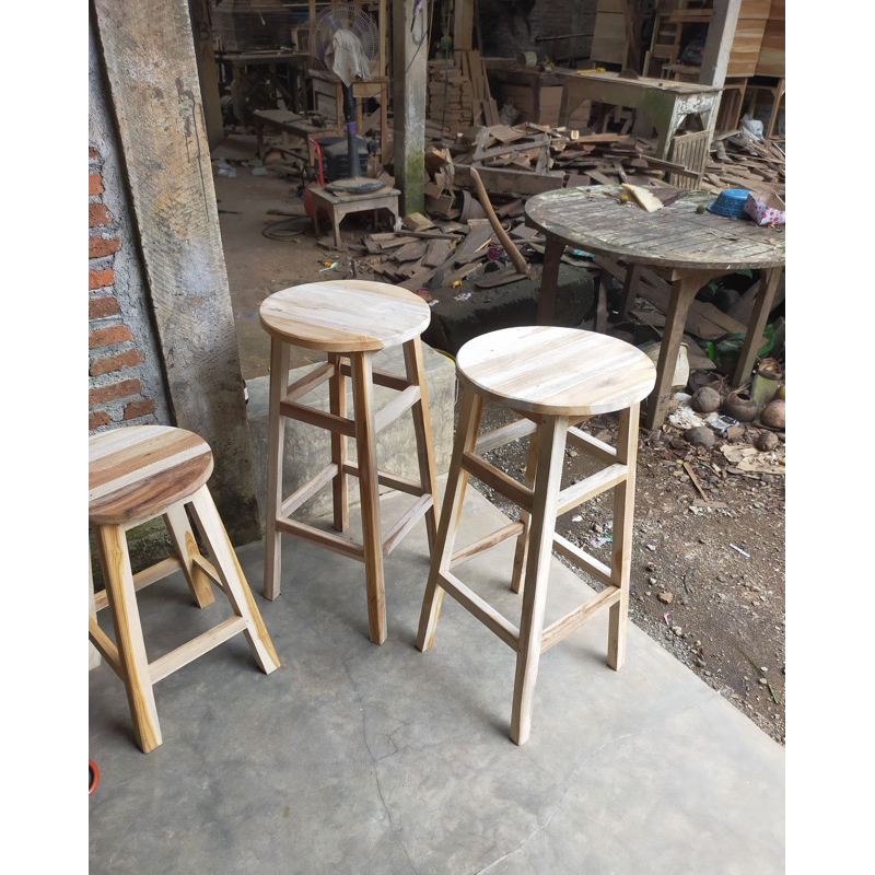 Jual KURSI BAR BULAT T 75 CM | Shopee Indonesia