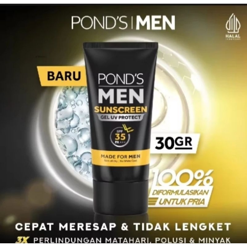 Jual Gatsby Ponds Nivea Man Sun Face Sunblock Sunscreen Serum SPF50 SPF ...