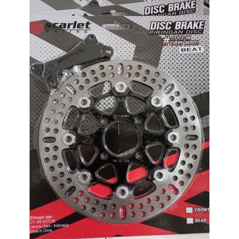 Jual Disc Beat Scoopy Vario Piring 260MM Piringan Original Scarlet ...