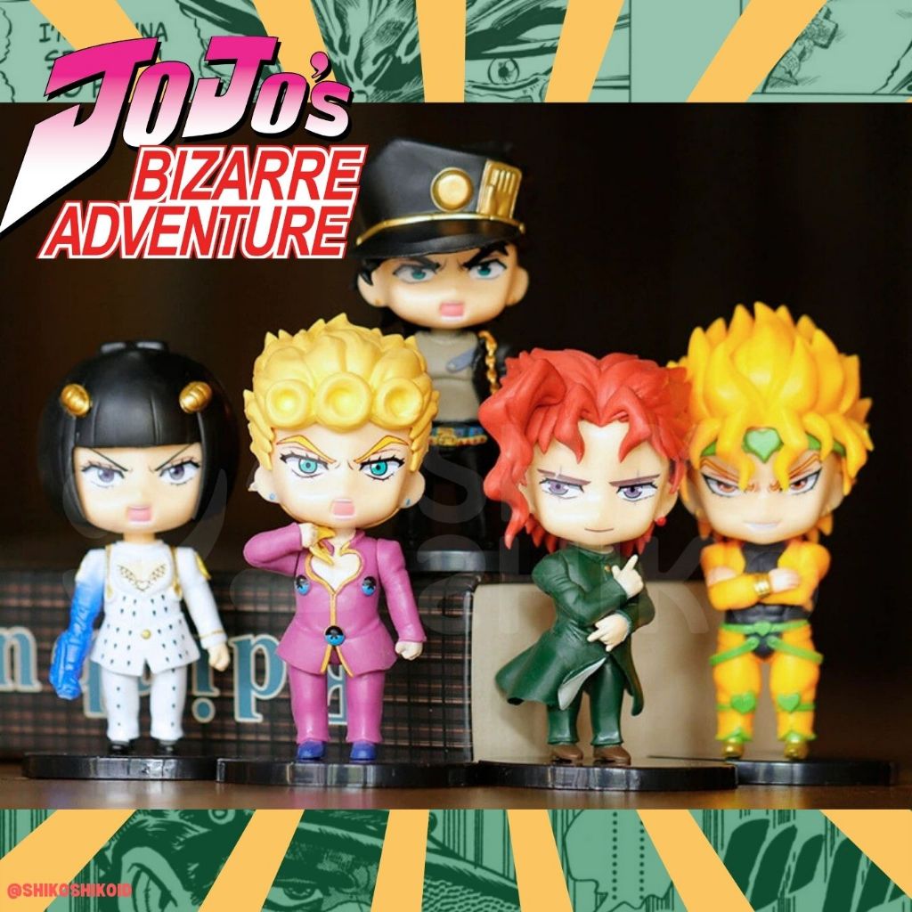 Jual FGCjjo Figure Chibi Jojo Bizarre Adventure Action Figur Bruno Bucciarati giorno giovanna ...