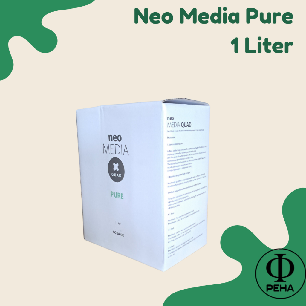 Jual Neo Media Pure Premium 1L Aquario Rumah Bakteri Media Filter Media ...