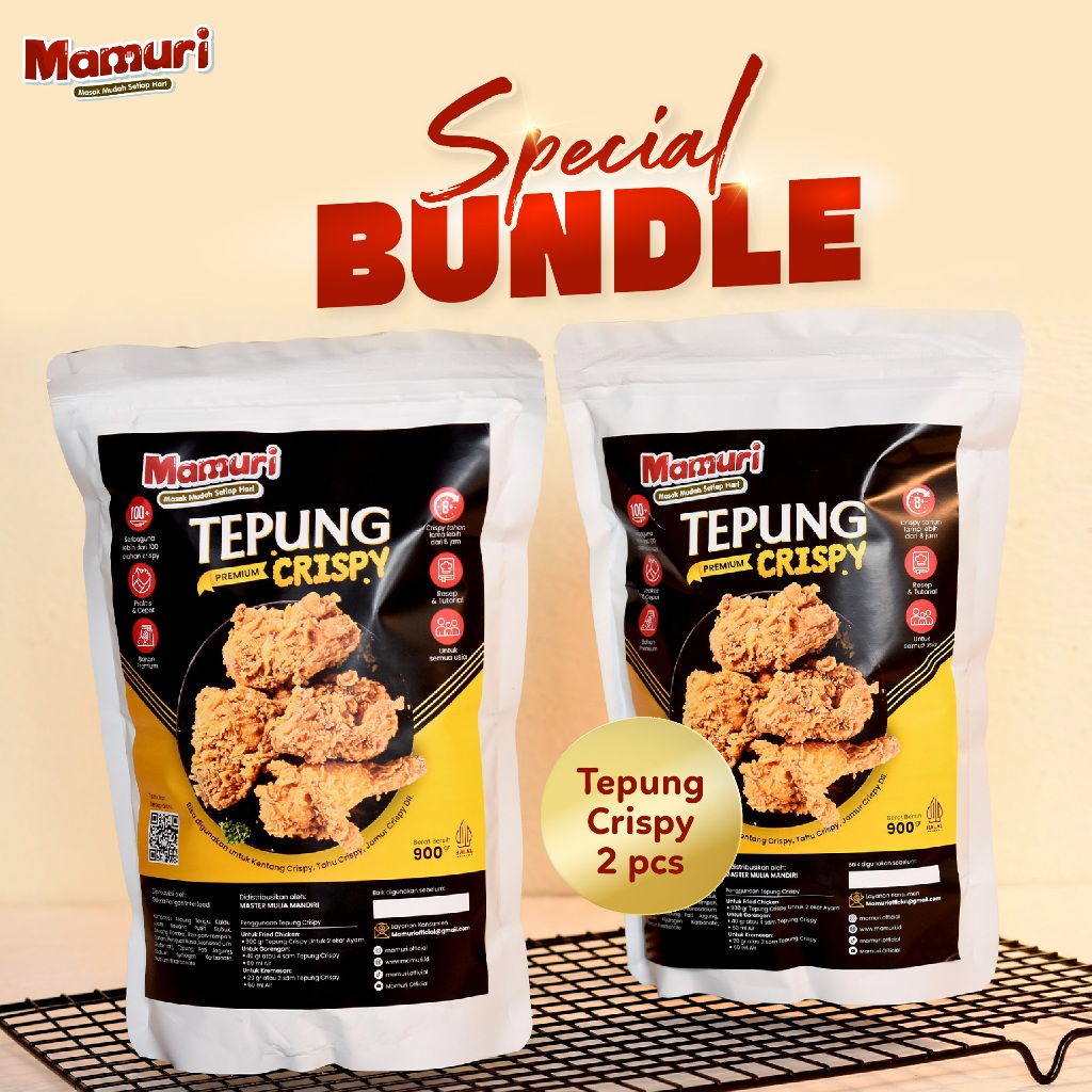 Jual Mamuri - Tepung Fried Chicken Premium Spesial Tepung Serbaguna Bundling 2 pcs | Shopee ...