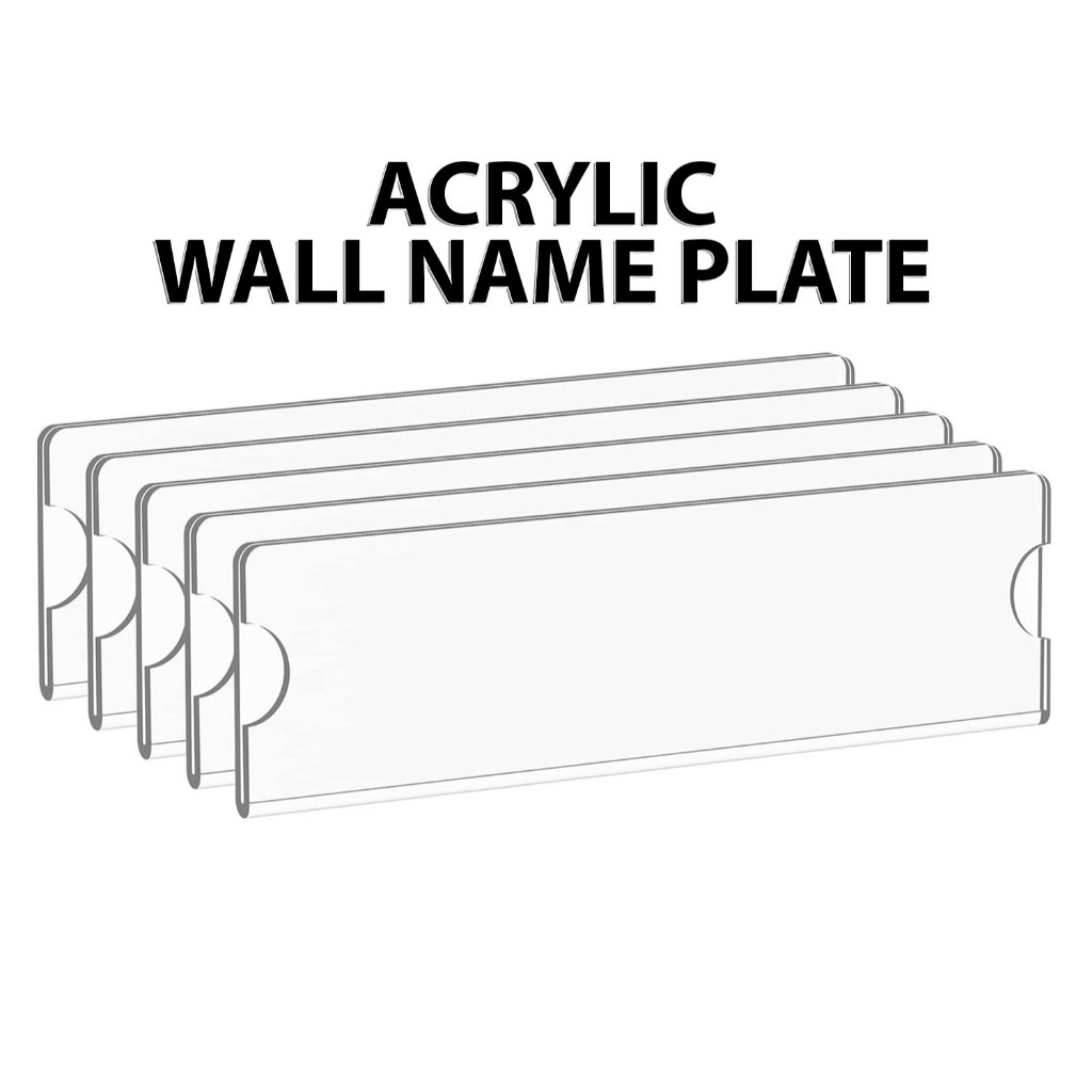 Jual Acrylic Name Plate Door Akrilik Plat Nama Tempel Pintu Holder Name ...