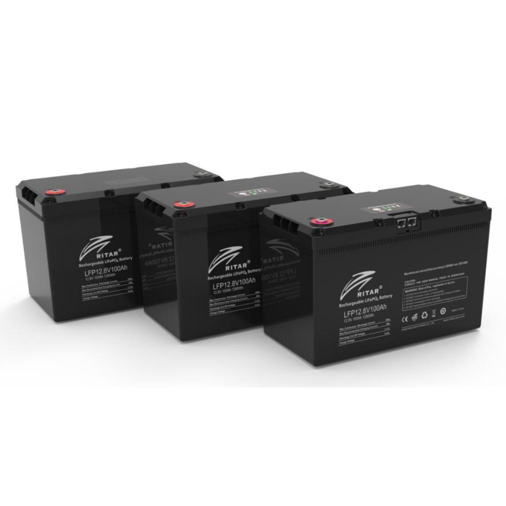 Jual Baterai LFP Ritar Power 12.8V 100Ah High Quality Premium 12V 100Ah ...