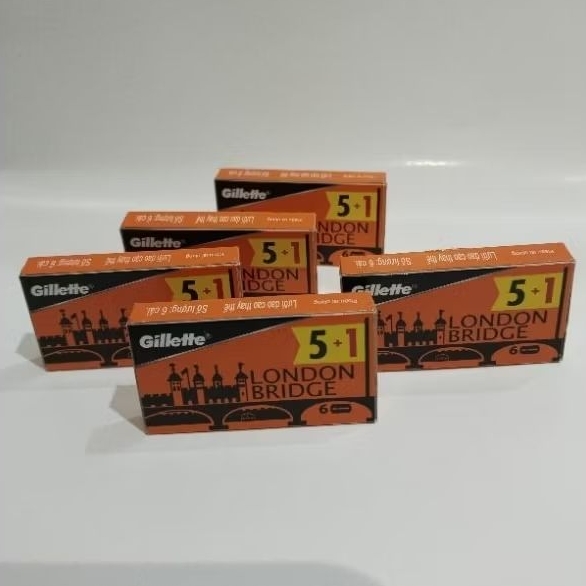 Jual Silet cukur London original 5+1 per ( 5 kotak) | Shopee Indonesia