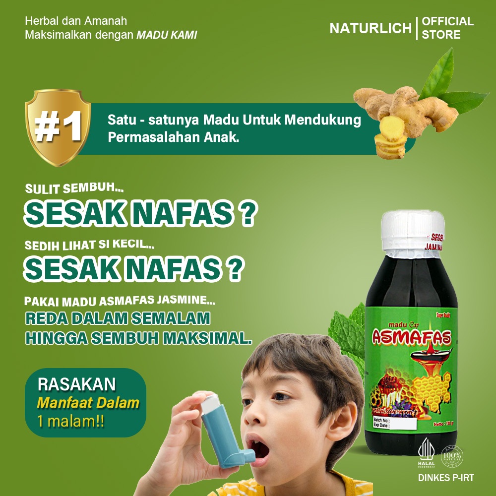 Jual Obat Asma Asmafas Jasmine Mafas | Madu Anak Obat Atasi Sesak Nafas ...