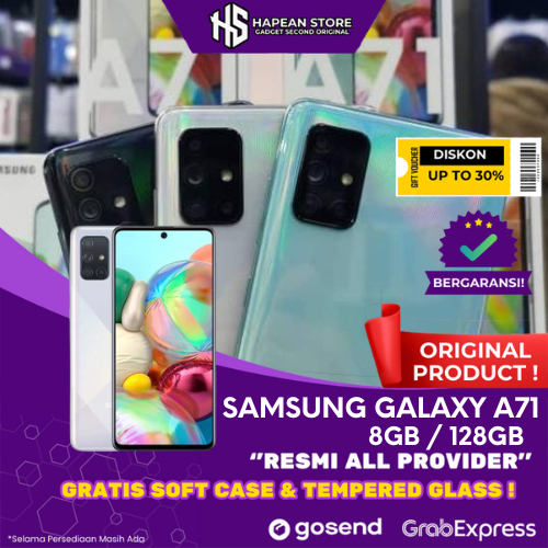 Jual Samsung Galaxy A71 8/128gb NFC Dual Sim Hybrid Resmi SEIN Second ...