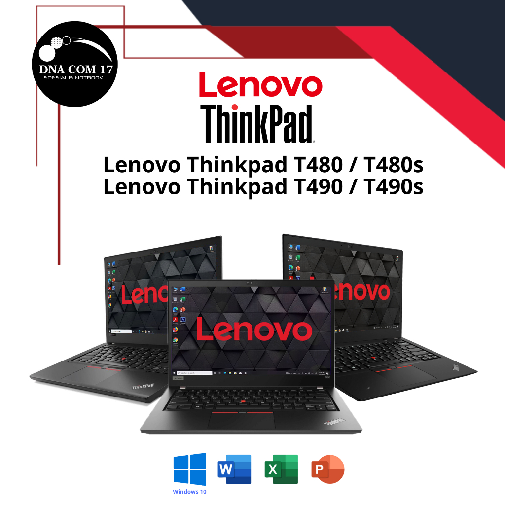 Jual Lenovo Thinkpad T480 / T480s / T490 / T490s | Intel Core i5 / i7 ...