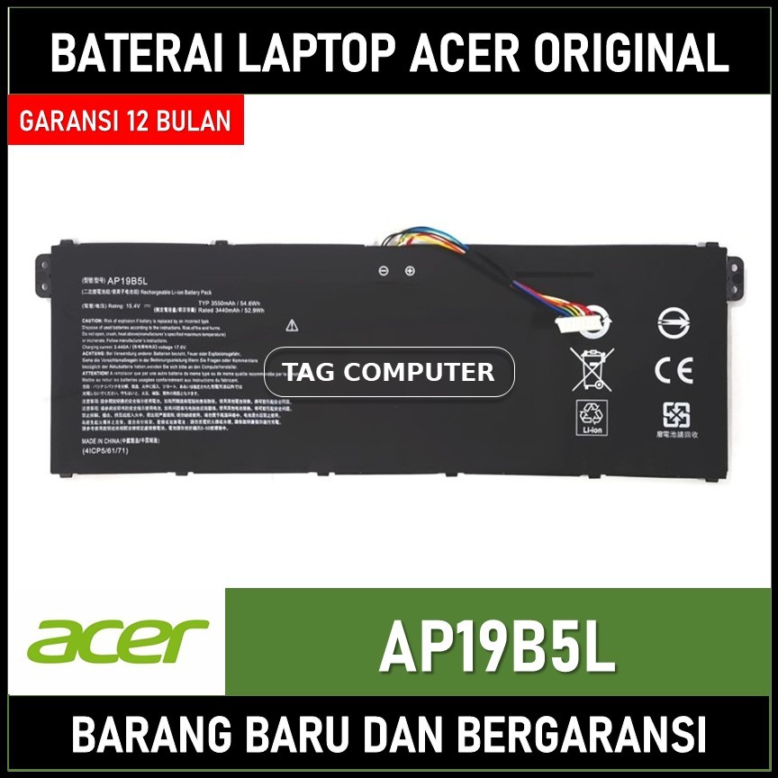 Jual BATERAI ACER ASPIRE 5 A515-43 A515-43G EX214-52 A515-44-R5XW ...