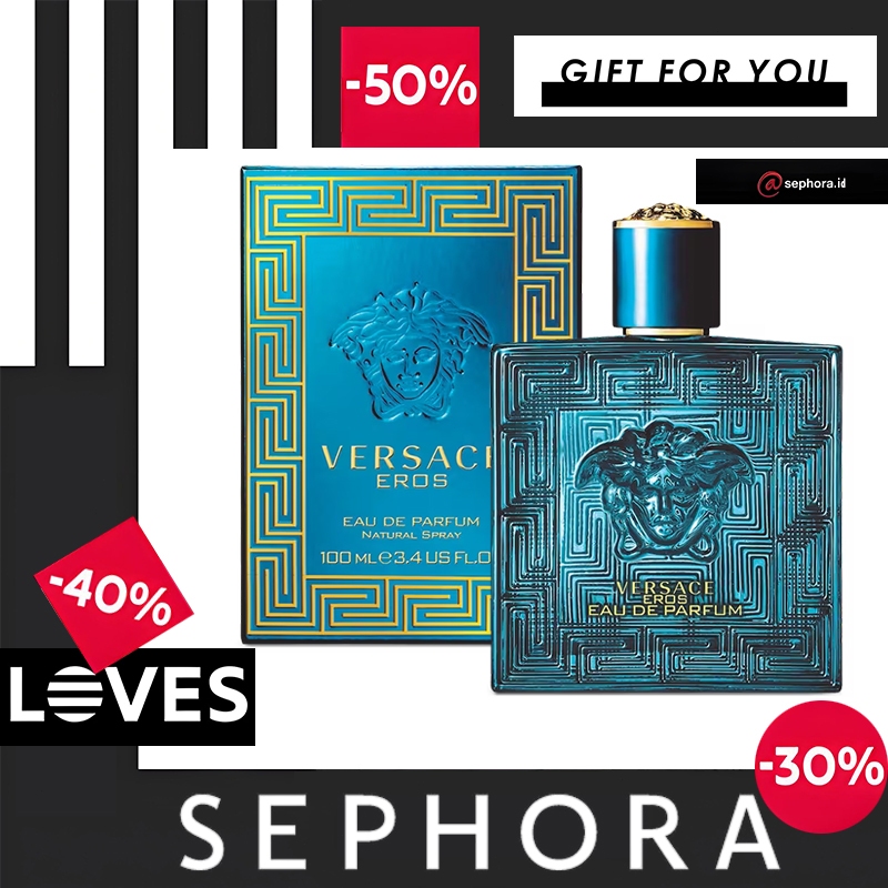 Jual SEPHORA 【100% Original】Versace Eros Flame for Men Eau De Toilette ...