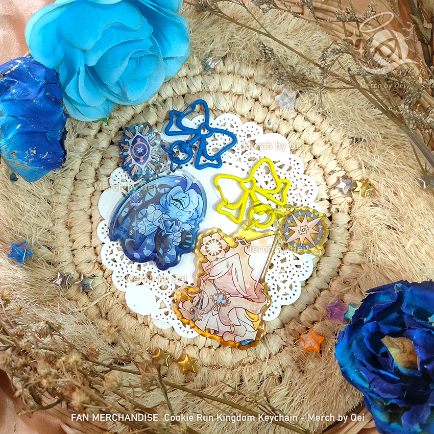 Jual EPOXY Keychain Pure Vanilla & Shadow Milk COOKIE RUN KINGDOM ...