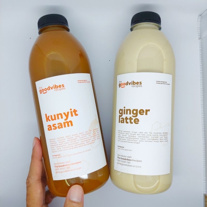 Jual Combo Segar Bugar 1L Ginger Latte + 1L Kunyit Asam | Shopee Indonesia