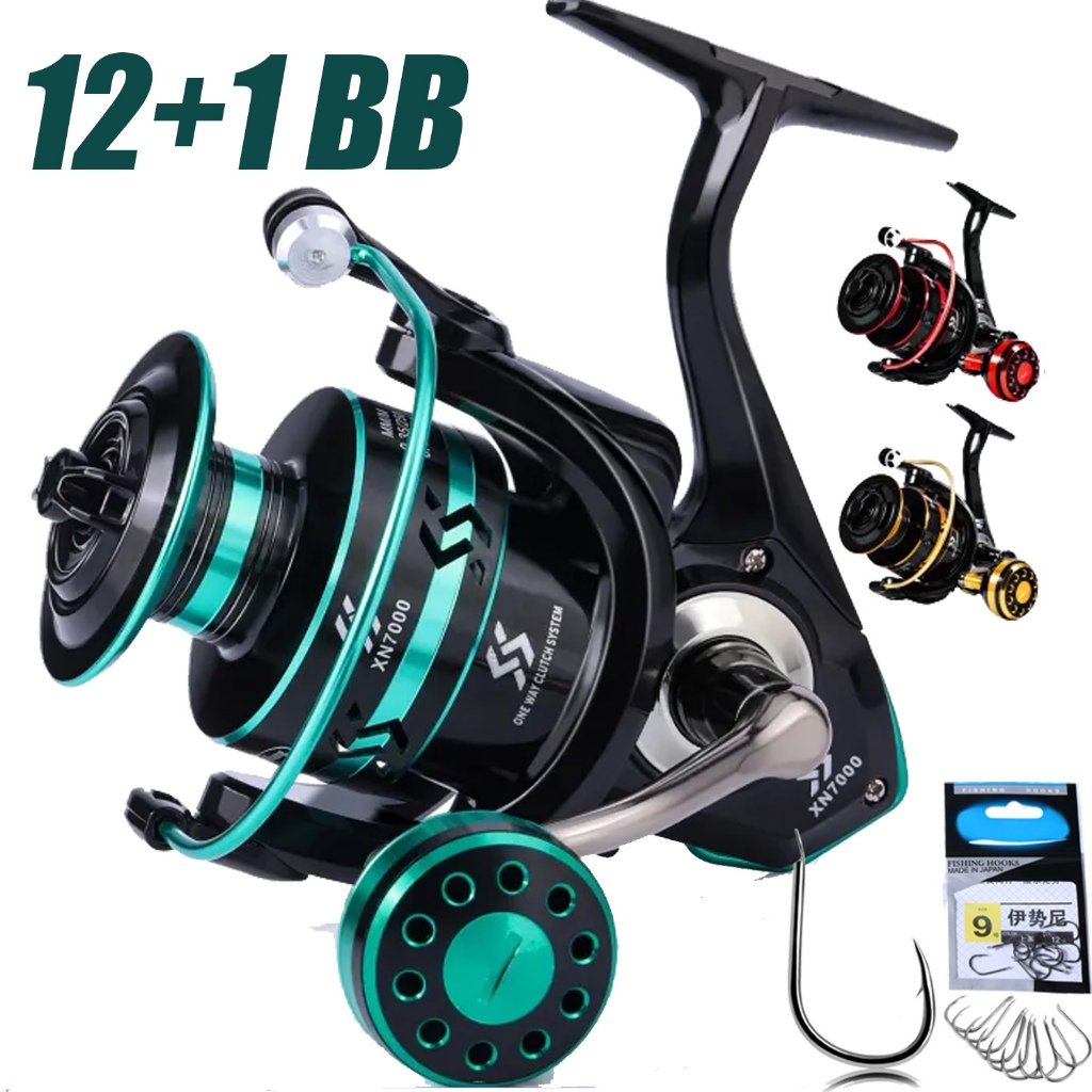 Jual Reel Pancing Max Drag 10kg Mesin pancing 12+1 Ball Bearings 2000 ...
