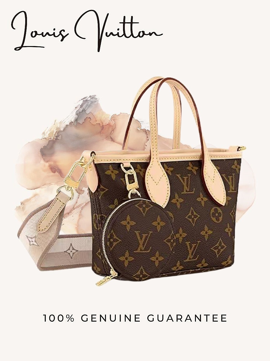 Jual Louis Vuitton LV Neverfull BB Women's Crossbody Handbags/Tas ...