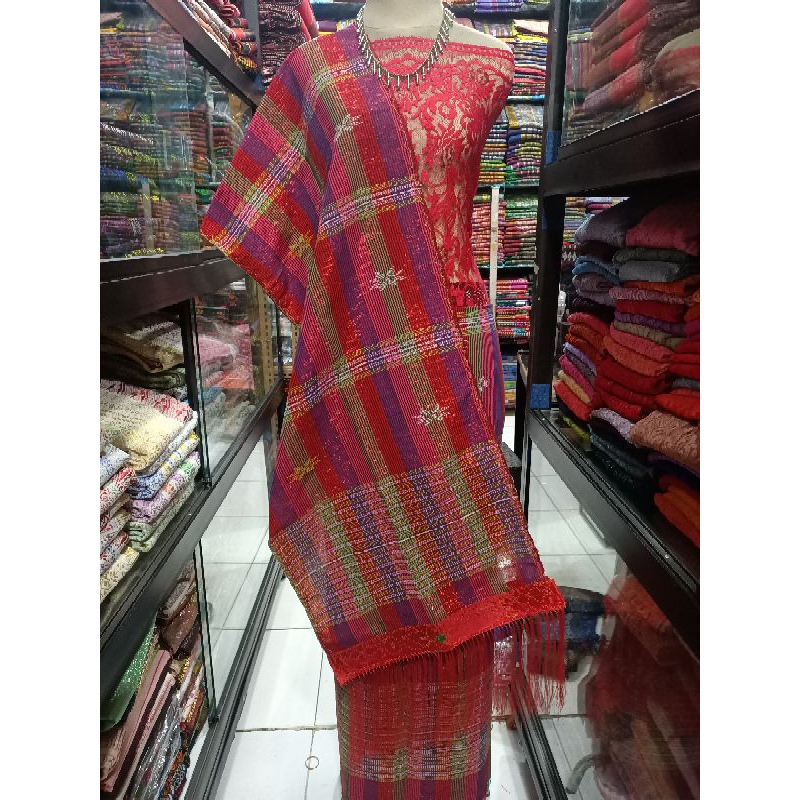 Jual Tenun simalungun, motif sulo liris { hiou / ulos simalungun ...