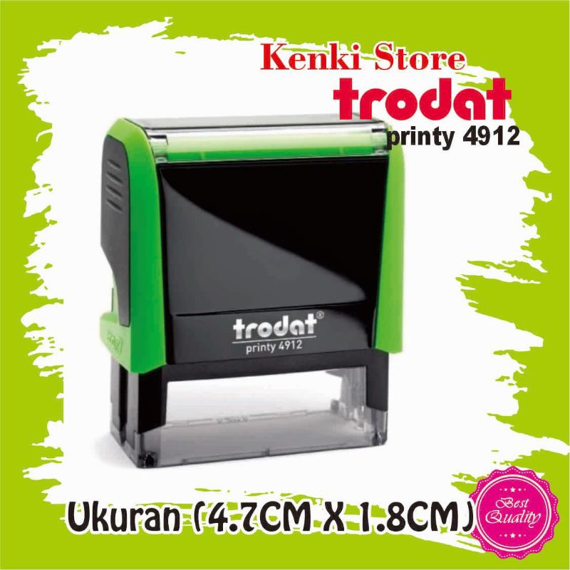 Jual Stempel TRODAT Printy 4912 Uk. 4.7cm X 1.8cm (ada letter) | Shopee Indonesia