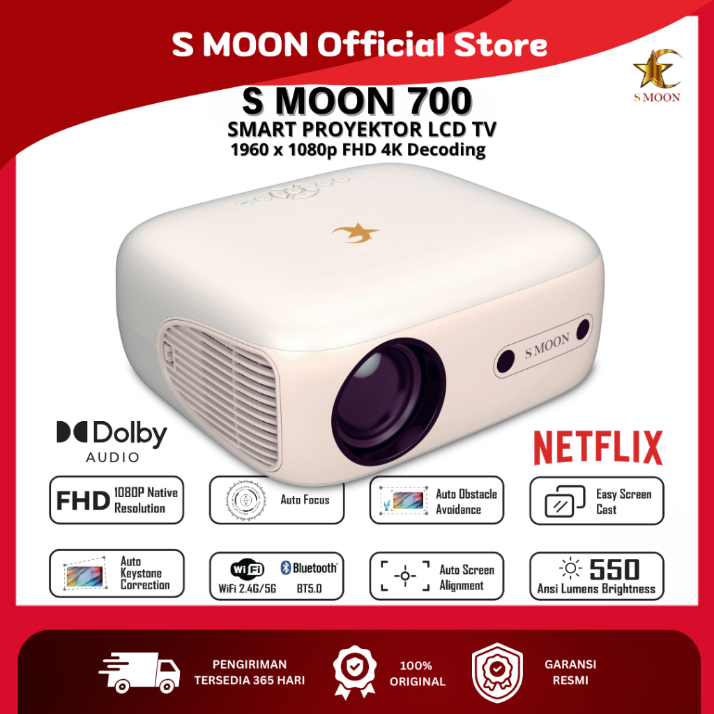 Jual Smoon 700 Proyektor Lcd -High-end product - Linux - Dolby Audio ...
