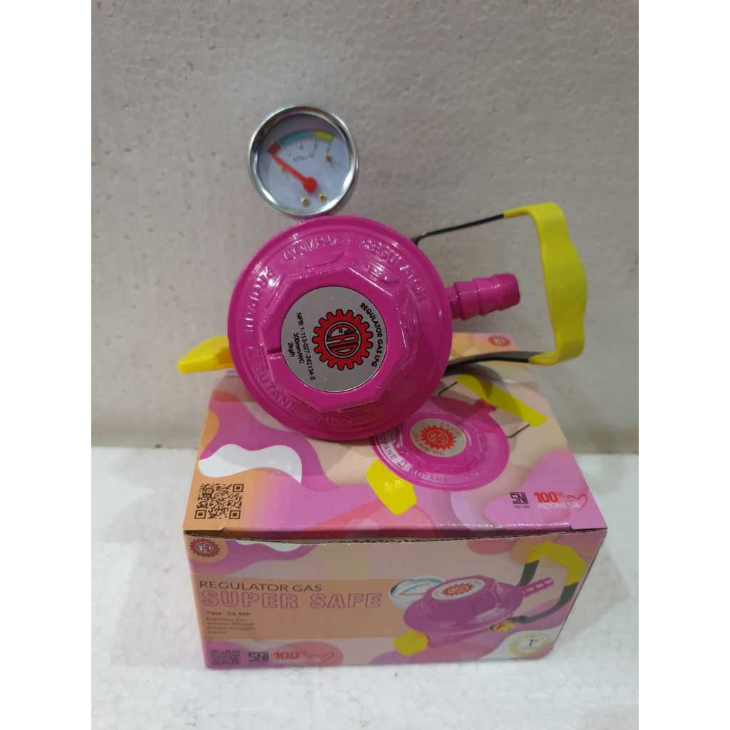 Jual Regulator Gas SUPER SAFE ( Dengan pengunci GANDA ) | Shopee Indonesia