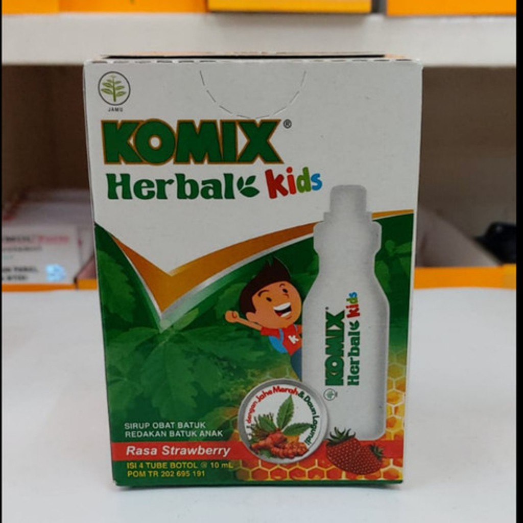 Jual KOMIX HERBAL KIDS 10 ML ( 1 BOX = 4 BOTOL ) | Shopee Indonesia