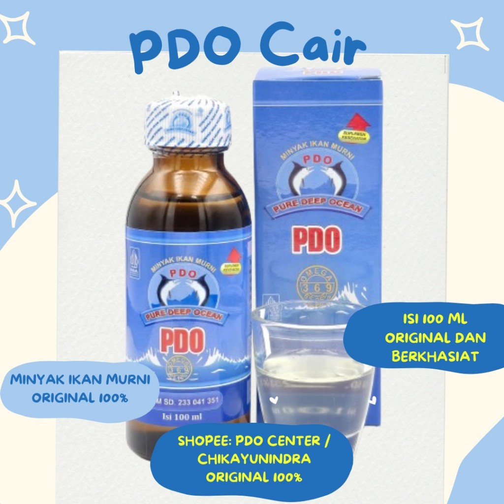 Jual Minyak Ikan PDO CAIR (Pure Deep Ocean) 100ml Omega 3 | Shopee ...