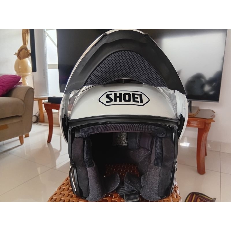 Jual PL - Shoei Helm Modular White | Shopee Indonesia