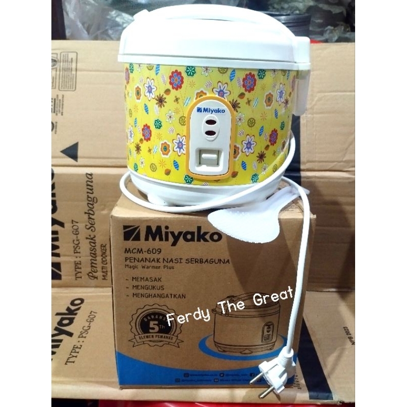 Jual Magic Com 609 miyako tin body/ Rice Cooker / Penanak Nasi kecil 0. ...