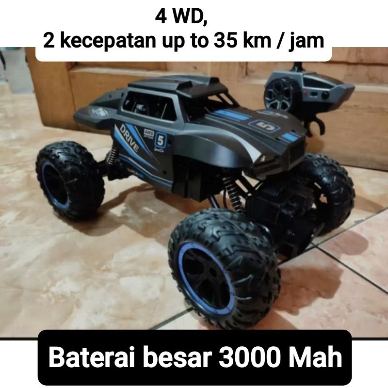 Jual Mainan remote control anti air keluar asap 4 x 4 skala 1:14 rc ...
