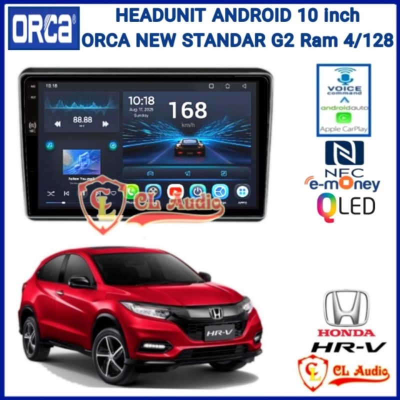 Jual Head Unit Android Orca New Standar 10 Inch Honda HRV Ram 4/128 GB ...