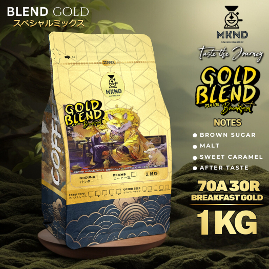 Jual MKND COFFEE ROASTERY - Gold Breakfast Blend 1Kg Arabika 70% ...