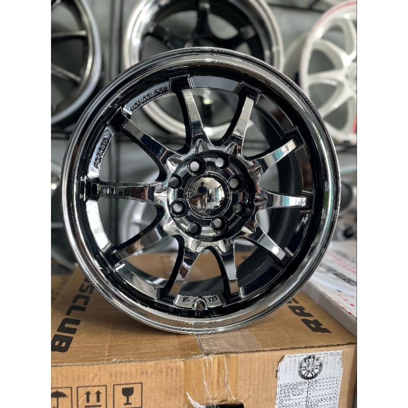 Jual velg mobil ce28 r15 black chromer lebar 6,5 et40 kondisi baru | Shopee Indonesia