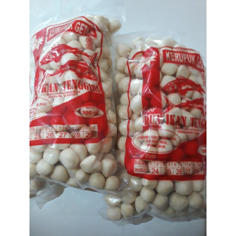 Jual Kerupuk Getas cap Dua Ikan Tenggiri produk Getas Piala 1 kg ...