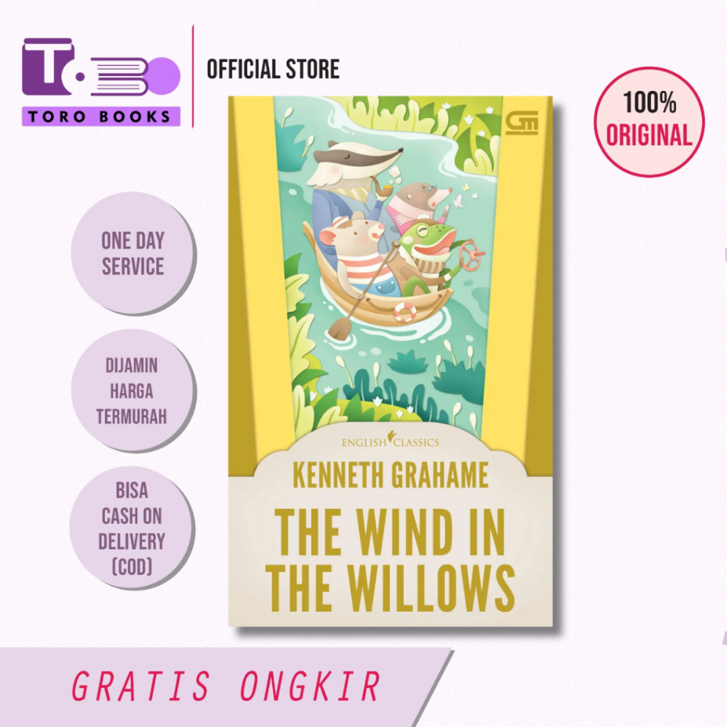 Jual English Classics: The Wind In The Willows - Kenneth Grahame ...