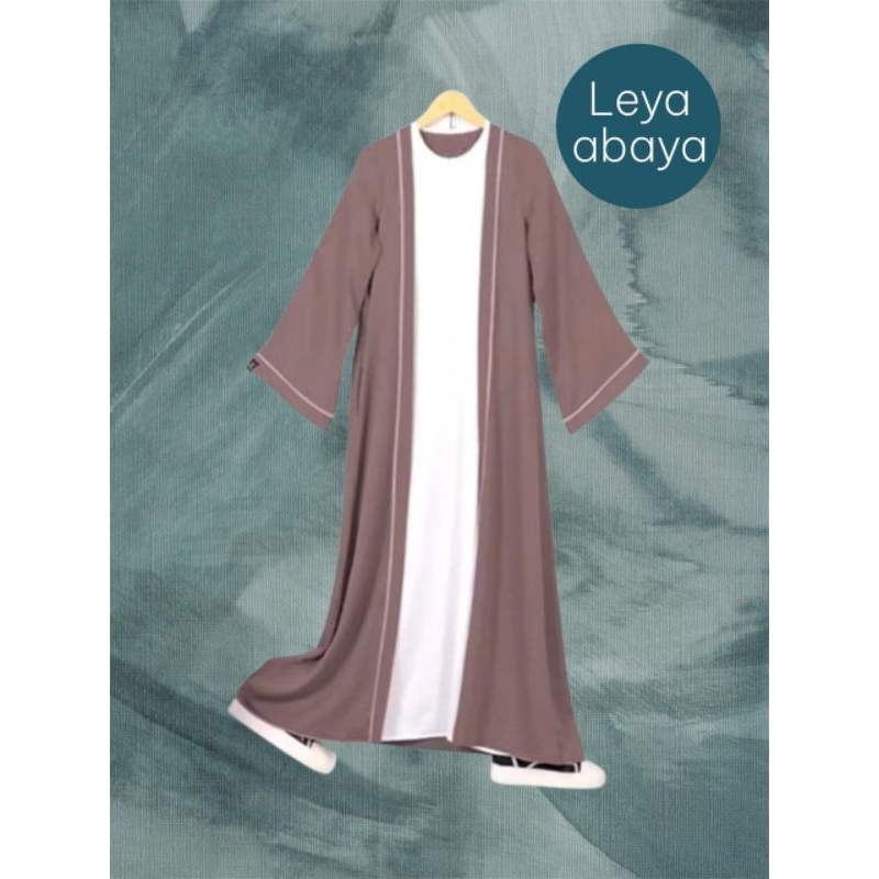 Jual Leya Abaya turky | Gamis Two Tone dua warna Turkey Maxi Dress Arab ...