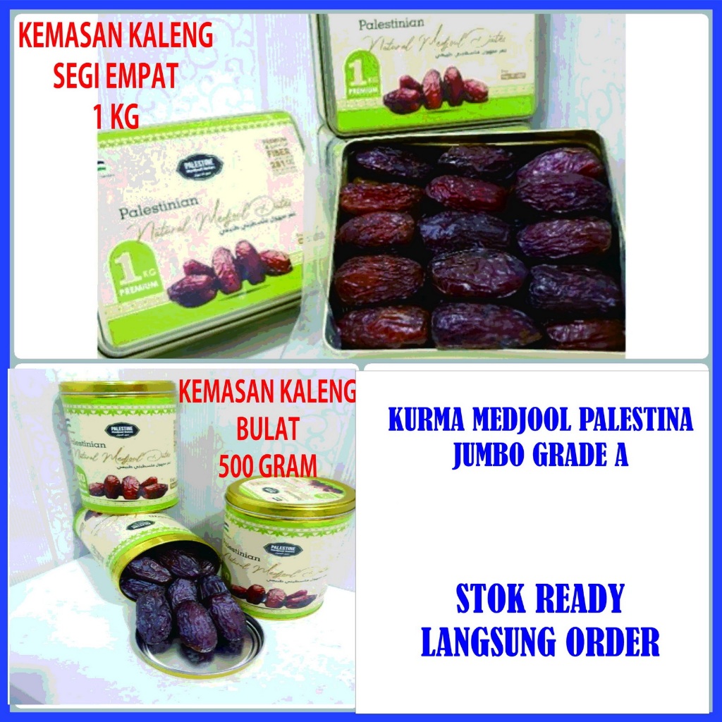Jual Kurma Medjool Medjol Mejol Jumbo Palestine Palestina Original ...