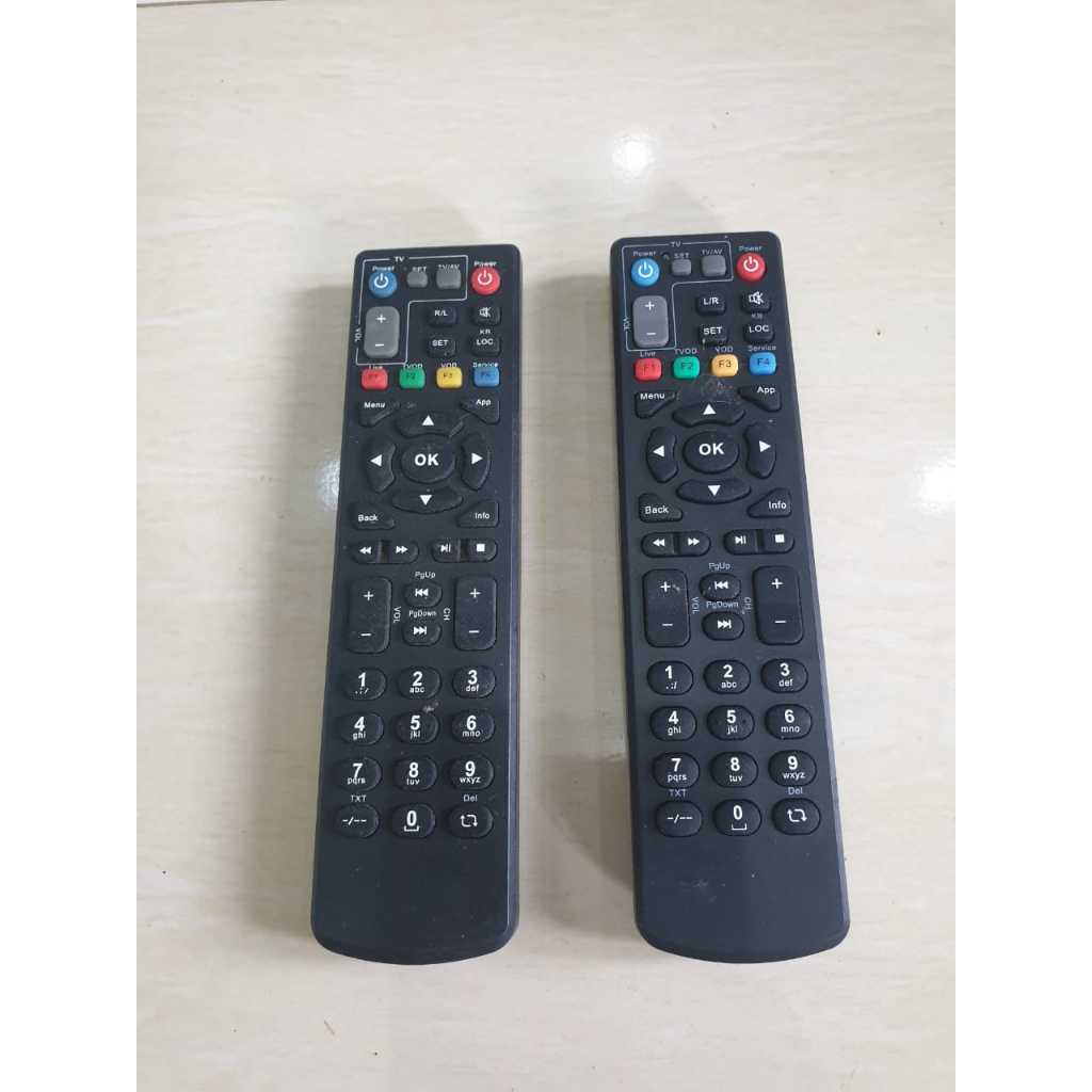 Jual Remote Remote Android TV Box STB Set Top Box Speedy TV Use ZTE ZXV10 B860H B760H Hitam ...
